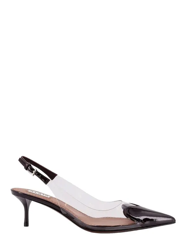 Alaïa Le Coeur Pvc And Leather Slingback Pumps - Multicolor