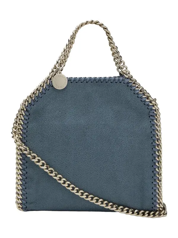 Stella McCartney Falabella Micro Tote Bag In Vegan Leather - Blue