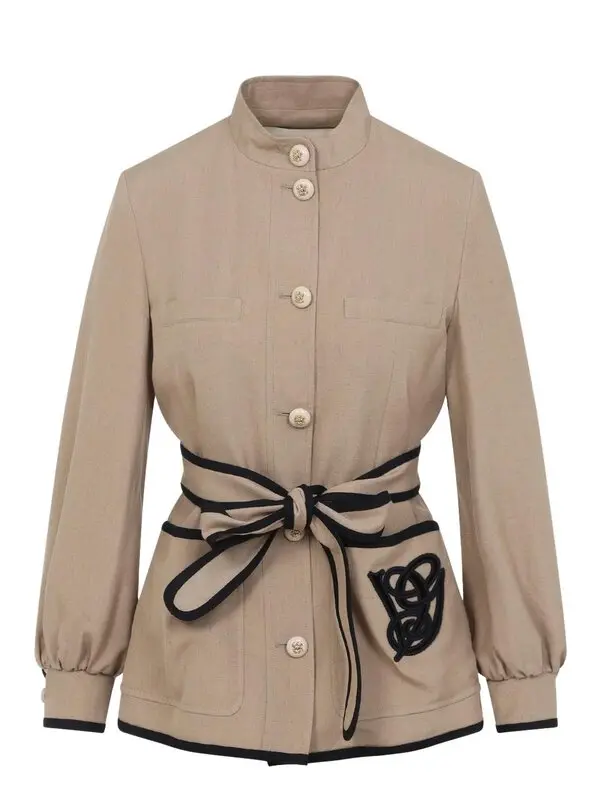 Valentino Garavani Embroidered Logo Jacket - Multicolor