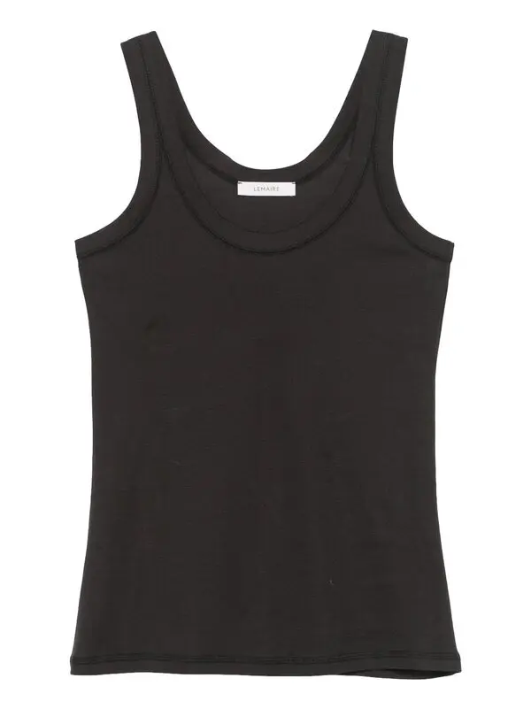 LEMAIRE Ribbed Cotton Tank Top - Multicolor