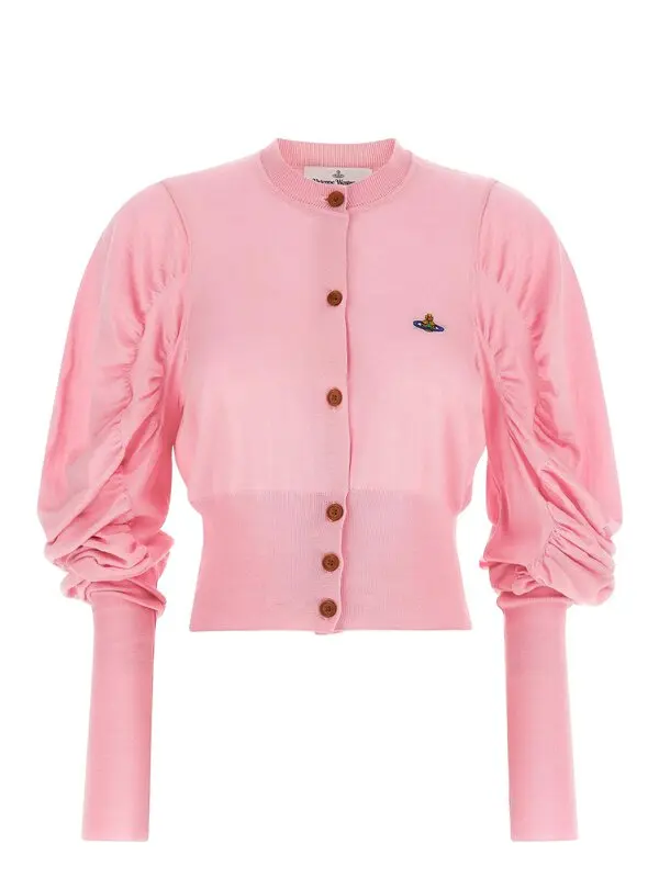 VIVIENNE WESTWOOD Eli Cropped Cardigan - Pink