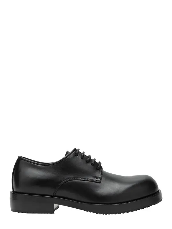 Dries Van Noten Leather Derby Shoes - Black