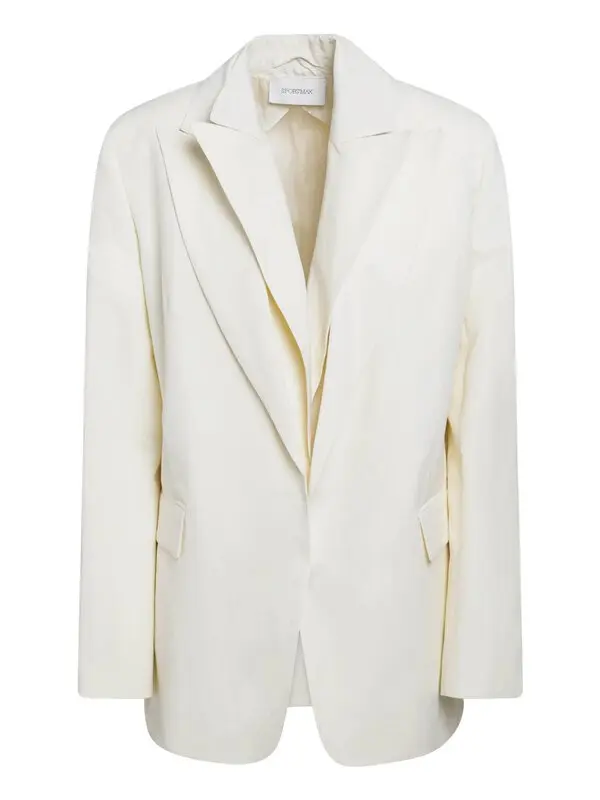 Sportmax Double Collar Blazer - Yellow