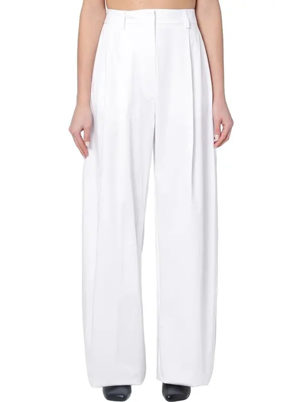 THELATEST Billie Wide Leg Trousers - White