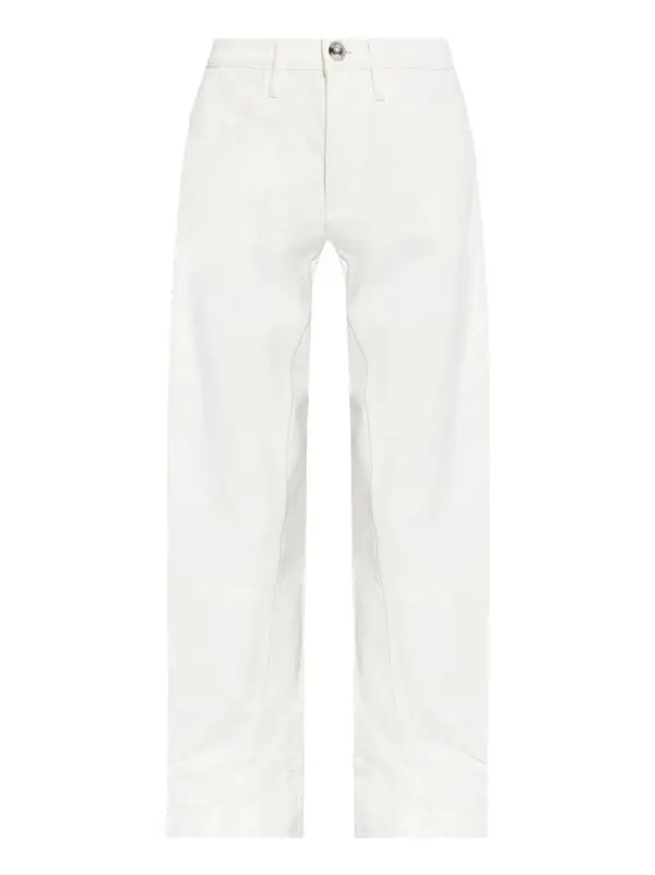 JIL SANDER Cotton Trousers - Multicolor