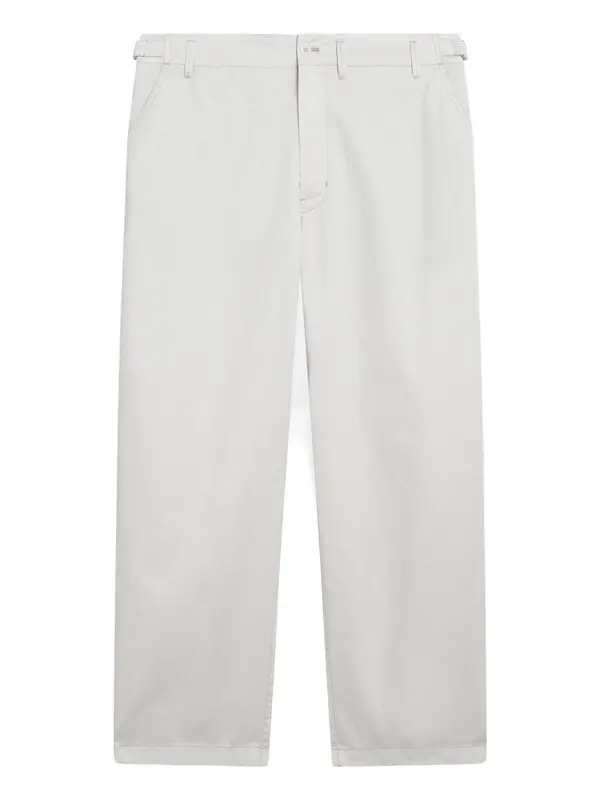 LEMAIRE Powder Cotton Trousers - White