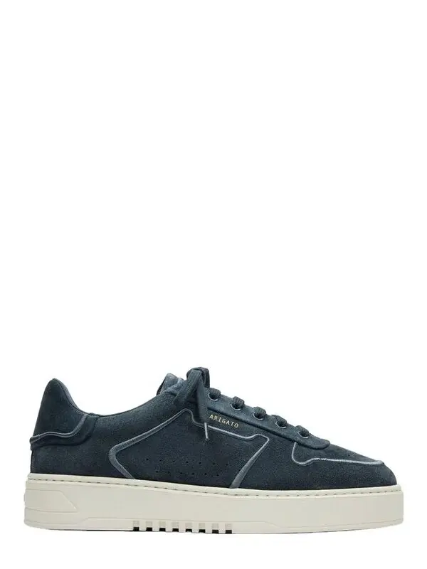 Axel Arigato Low-top Suede Trainers With Perforated Detailing - Blue