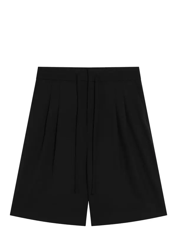 Fear Of God Baggy Wool Bermuda Shorts - Black