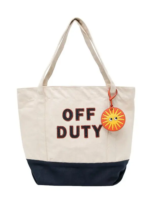 ANYA HINDMARCH Sun-motif Tote Bag - Cream