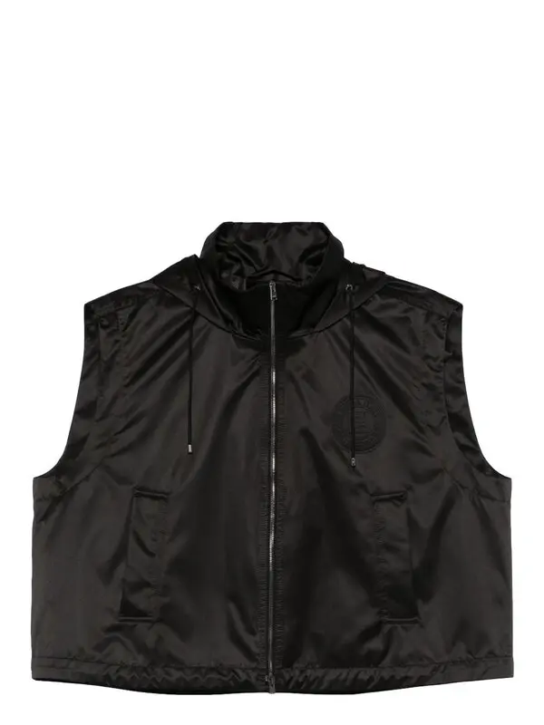 Fendi Hooded Zipped Vest - Multicolor