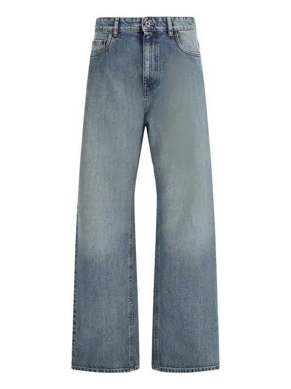 Miu Miu Cotton Jeans - Blue