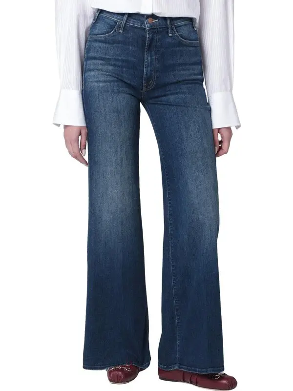 MOTHER Flared Troublemaker Jeans - Blue