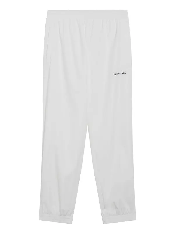 Balenciaga Logo Jogging Pants - White