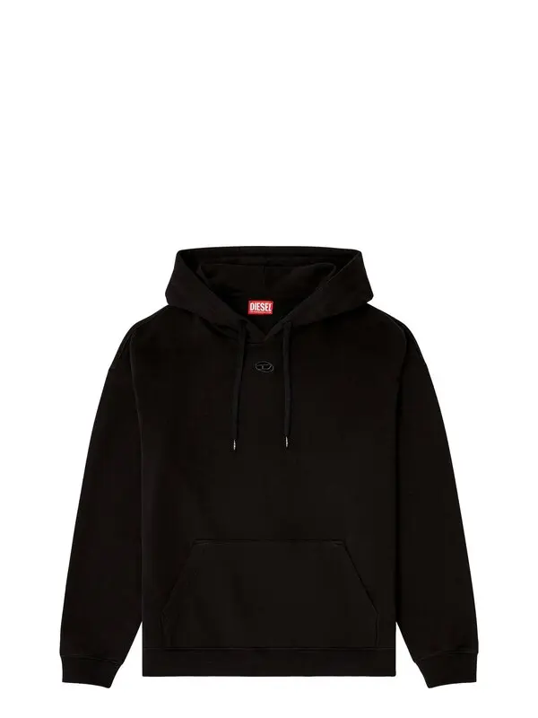 DIESEL® Embroidered Cotton Hooded Sweatshirt - Multicolor