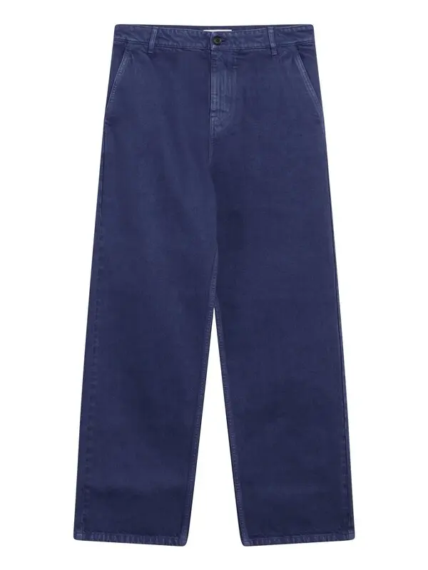 Miu Miu Gabardine Trousers - Blue