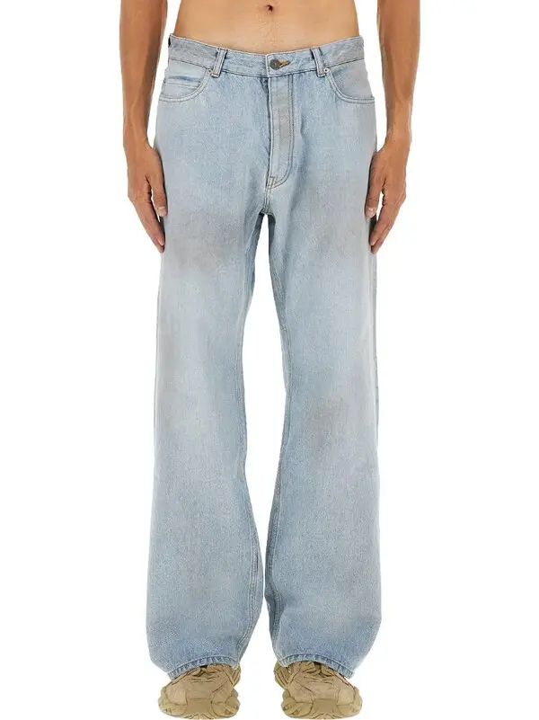 Balenciaga Deconstructed Jeans - Blue
