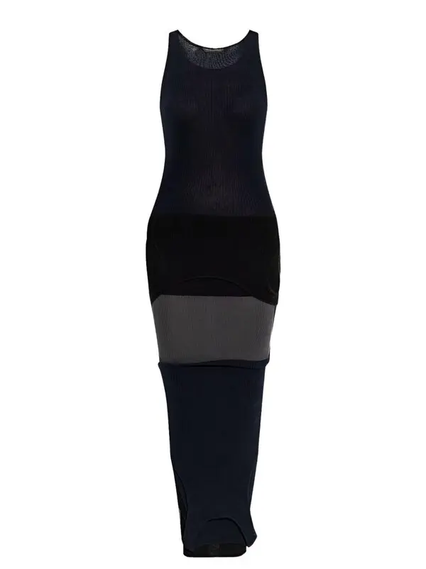 Balenciaga Upside Down Maxi Dress - Multicolor