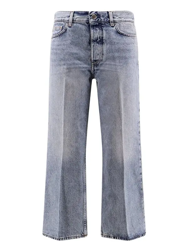 TOTEME Cotton Flared Jeans - Multicolor