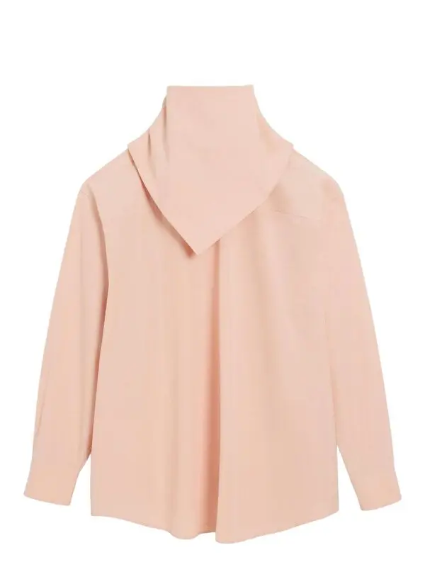 Ami Cotton Bandana Collar Shirt - Multicolor