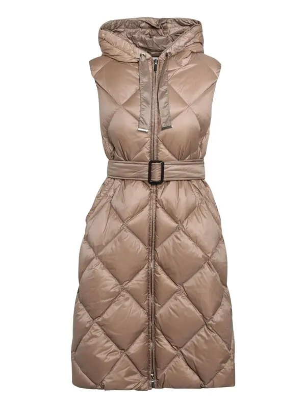 Max Mara Sleeveless Down Jacket - Cream