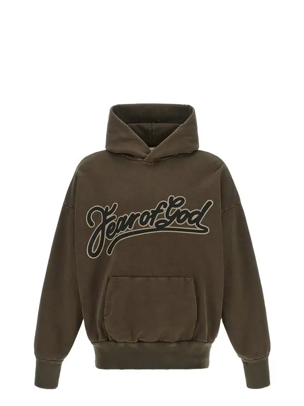 Fear Of God Cotton Hoodie - Brown