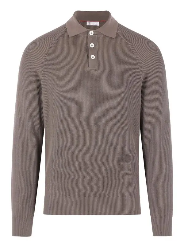 Brunello Cucinelli Polo Shirts - Brown