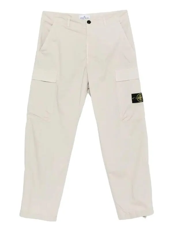 Stone Island Tailored Cargo Trousers - Gray
