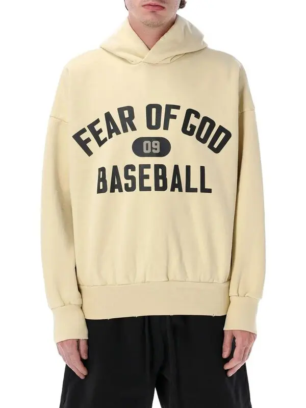 Fear Of God Baseball Hoodie - Cream