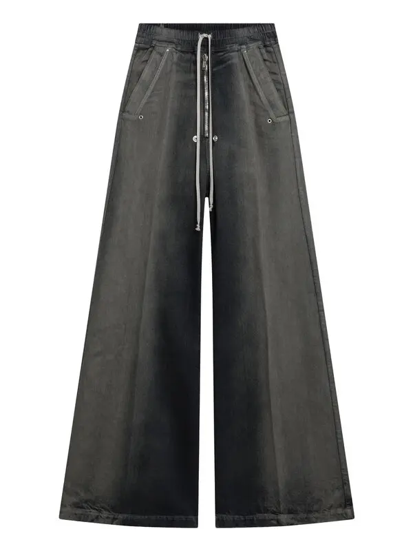 Rick Owens Wide-leg Degrade Denim Pants - Multicolor