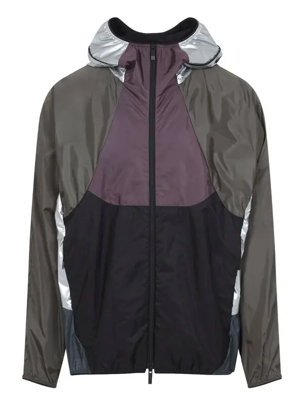 Moncler Sormiou Zip-up Hooded Jacket - Silver