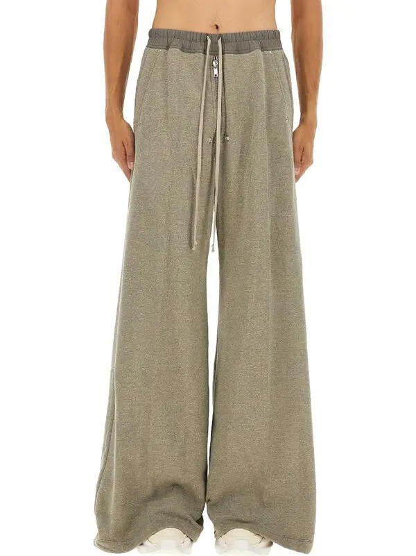 Rick Owens Geth Belas Wide Leg Pants - Gray