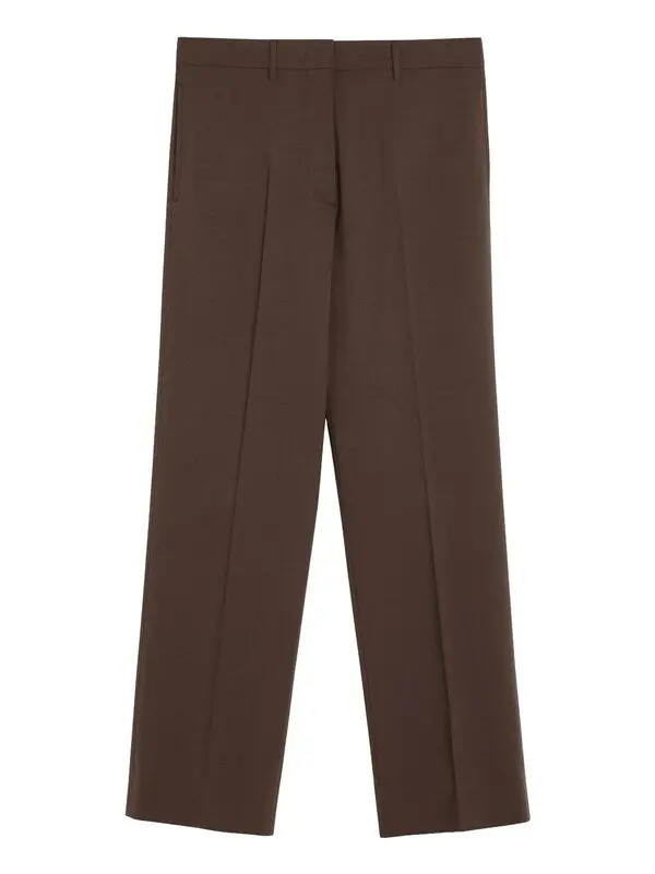 Miu Miu Wool Trousers - Brown