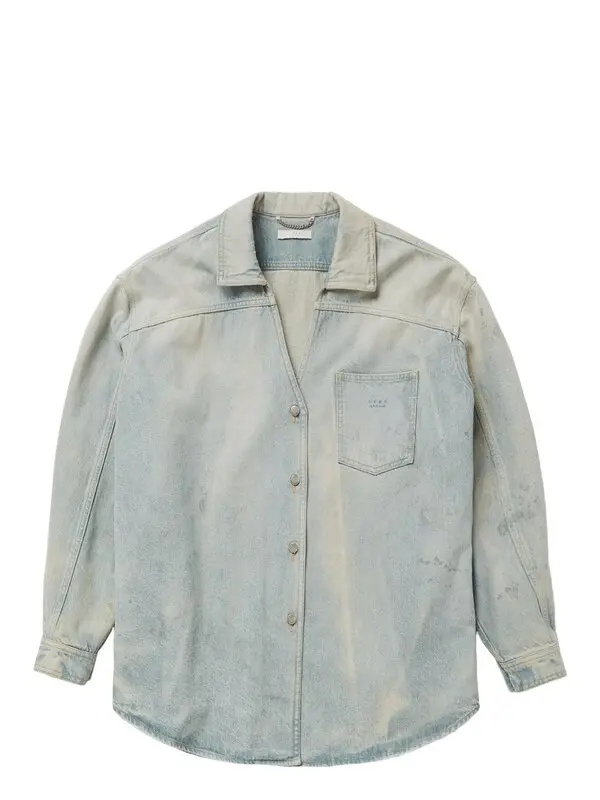1989 STUDIO Light Denim Overshirt - Blue