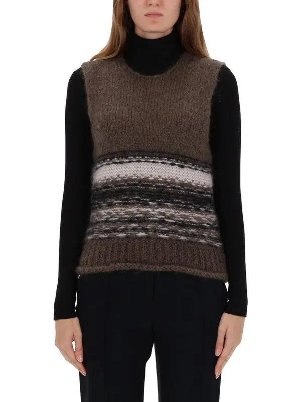 Our Legacy Mohair Wool Vest - Multicolor