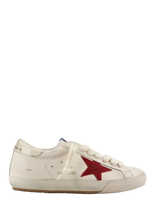 GOLDEN GOOSE Super Star Leather Sneakers - Multicolor