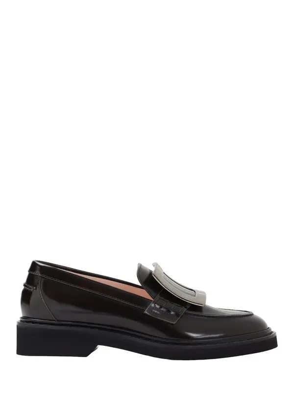 ROGER VIVIER Viv Rangers Loafers - Brown