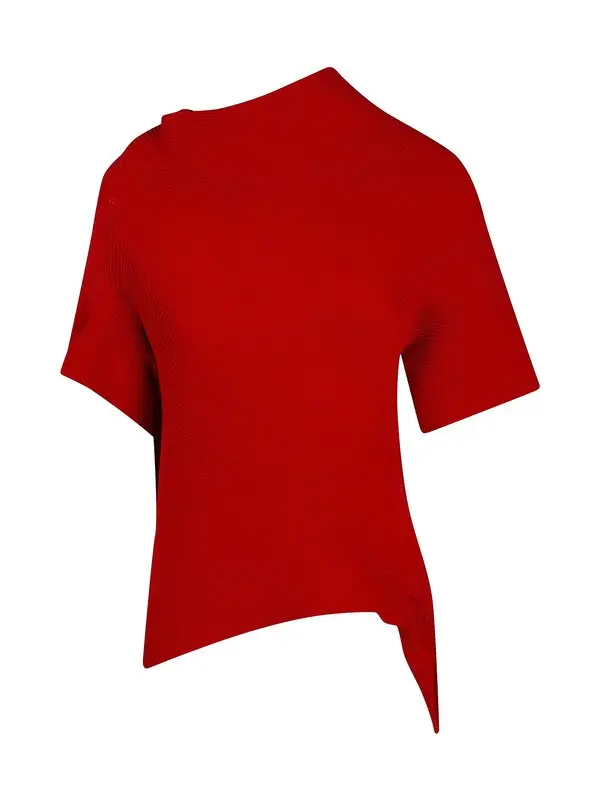 Issey Miyake Life Form Volume Top - Red