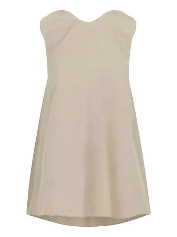 Carven Sleeveless Draped Back Top - Multicolor