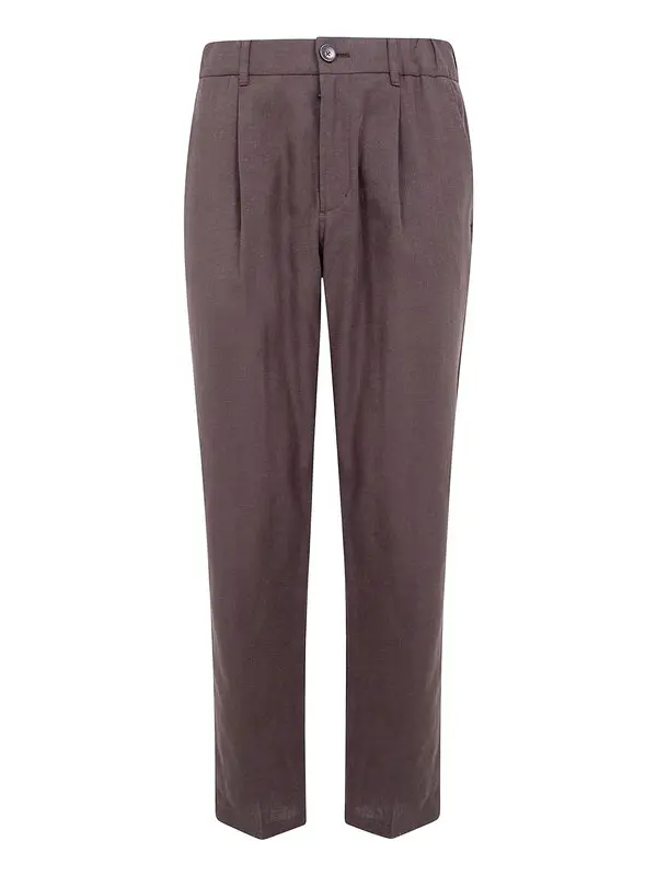 Herno Classic Tailored Trousers - Brown