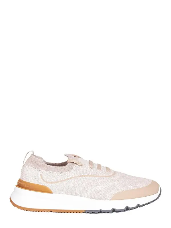 Brunello Cucinelli Techno Cotton Knit Runners - Multicolor