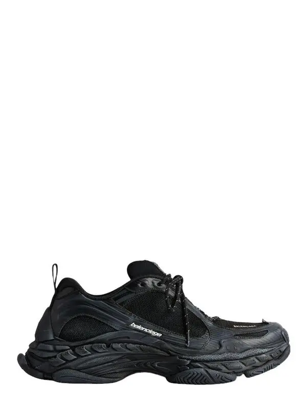 Balenciaga Low-top Trainers With Logo Detail And Pull-tab - Black