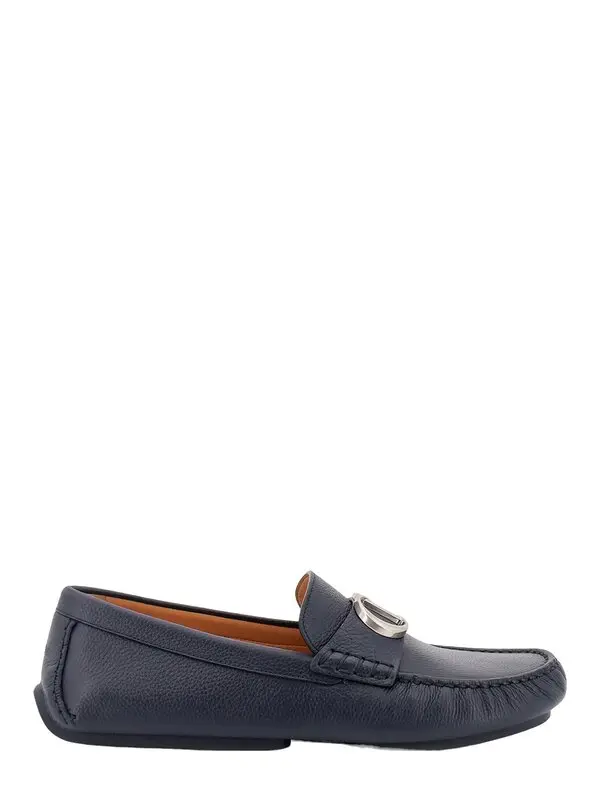 Dior Roadie Leather Loafers - Blue