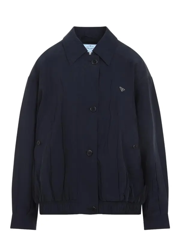 Prada Silk Jacket - Blue