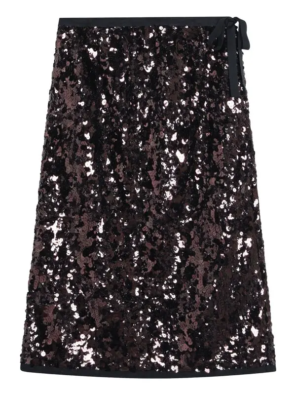 Prada Sequin Skirt - Purple
