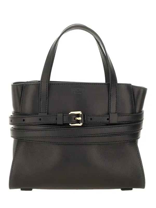Moschino Tie Me Bag Small - Black