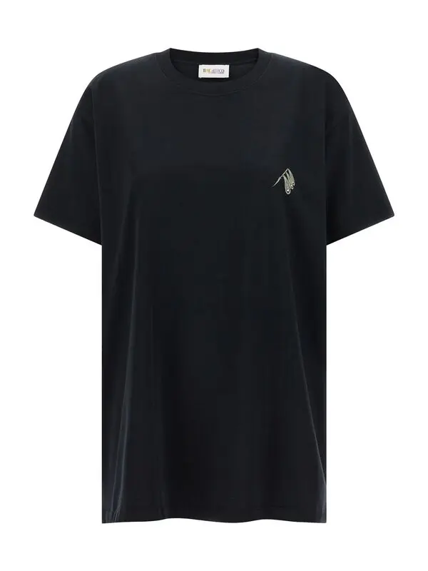 Attico Il Primo Bagno' Cotton T-shirt - Black