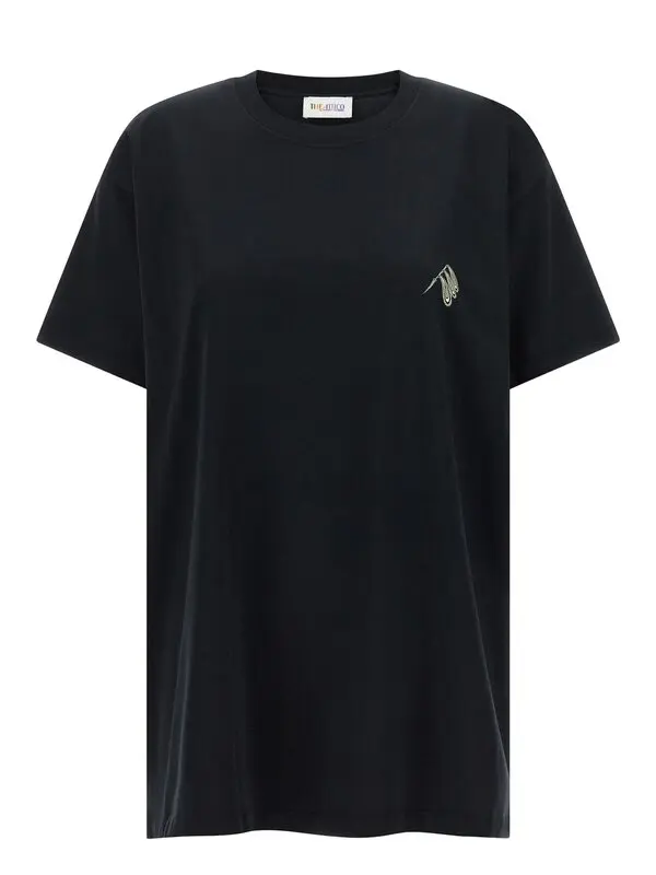 Attico Il Primo Bagno' Cotton T-shirt - Black