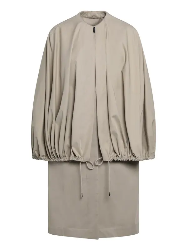 TOTEME Beige Cotton Cape Coat - Cream