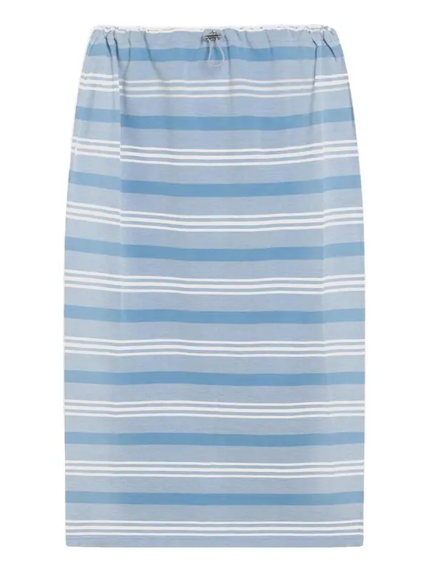 Prada Striped Skirt - Blue