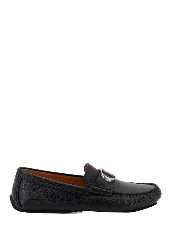 Dior Roadie Leather Loafers - Black